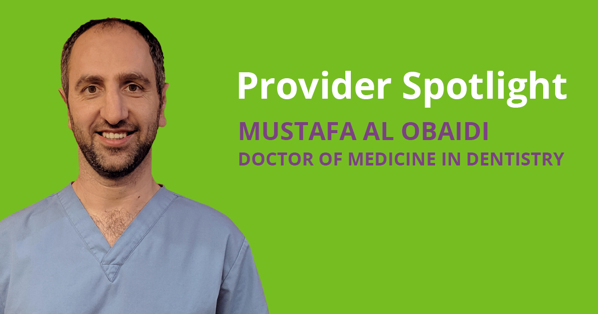 Provider Spotlight: Mustafa Al Obaidi | Pillar Health | KCHC